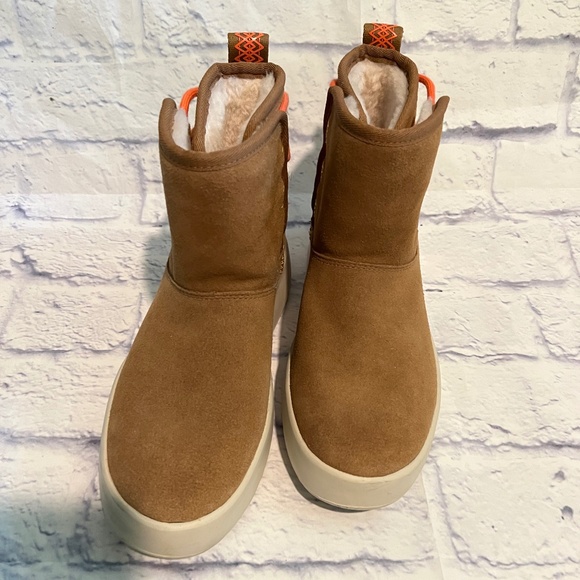 UGG | Shoes | Ugg Classic Boom Ankle Boot Brown Size 6 | Poshmark